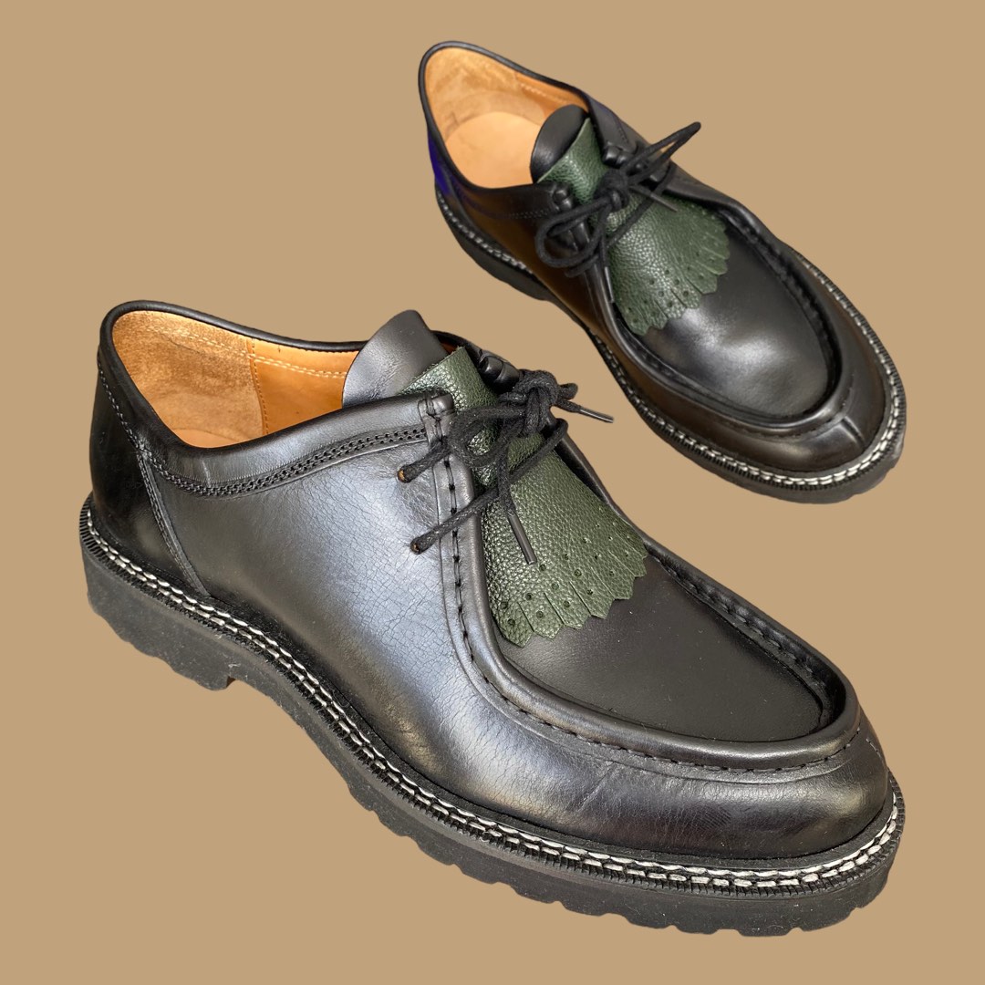 Derby Tyrolean Shoes (Paraboot Michaels Silhouette), Men's Fashion ...