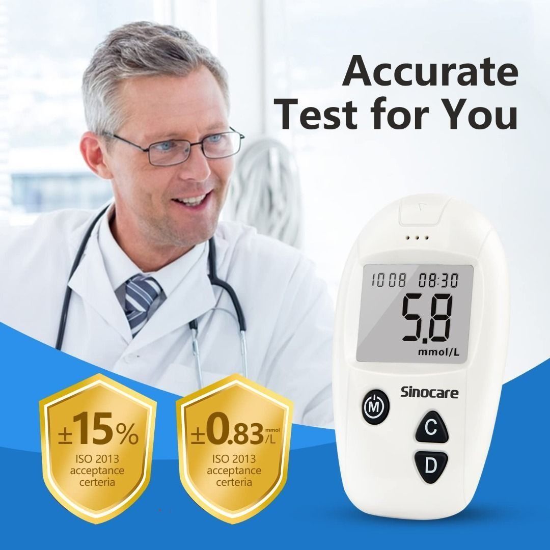 Diabetes Testing Kit/Blood Glucose Monitor, Health & Nutrition, Health ...