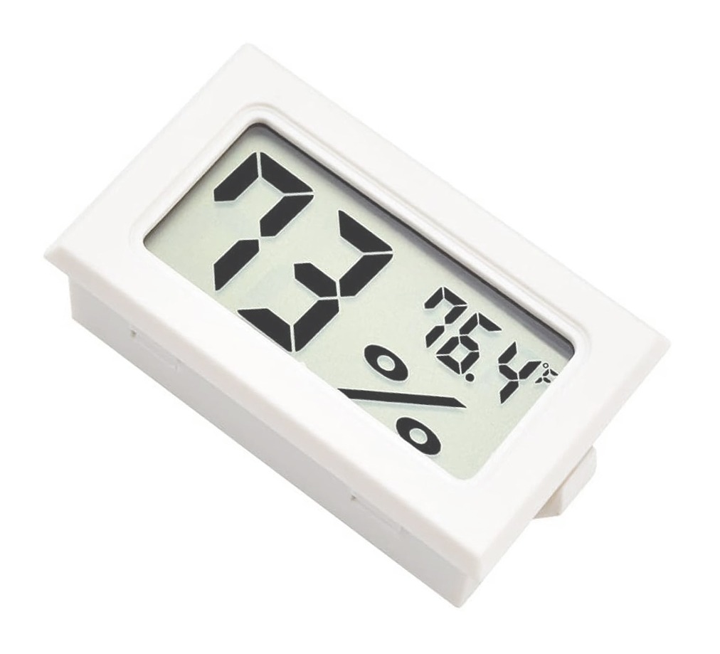 Digital Thermo Hygrometer LCD Display Panel Humidity Monitor Indicator ...