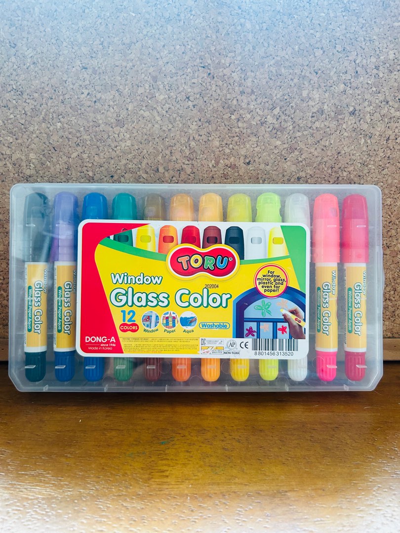 Dong-A Glass Color For Window Paper And Watercolor Drawing Painting ...