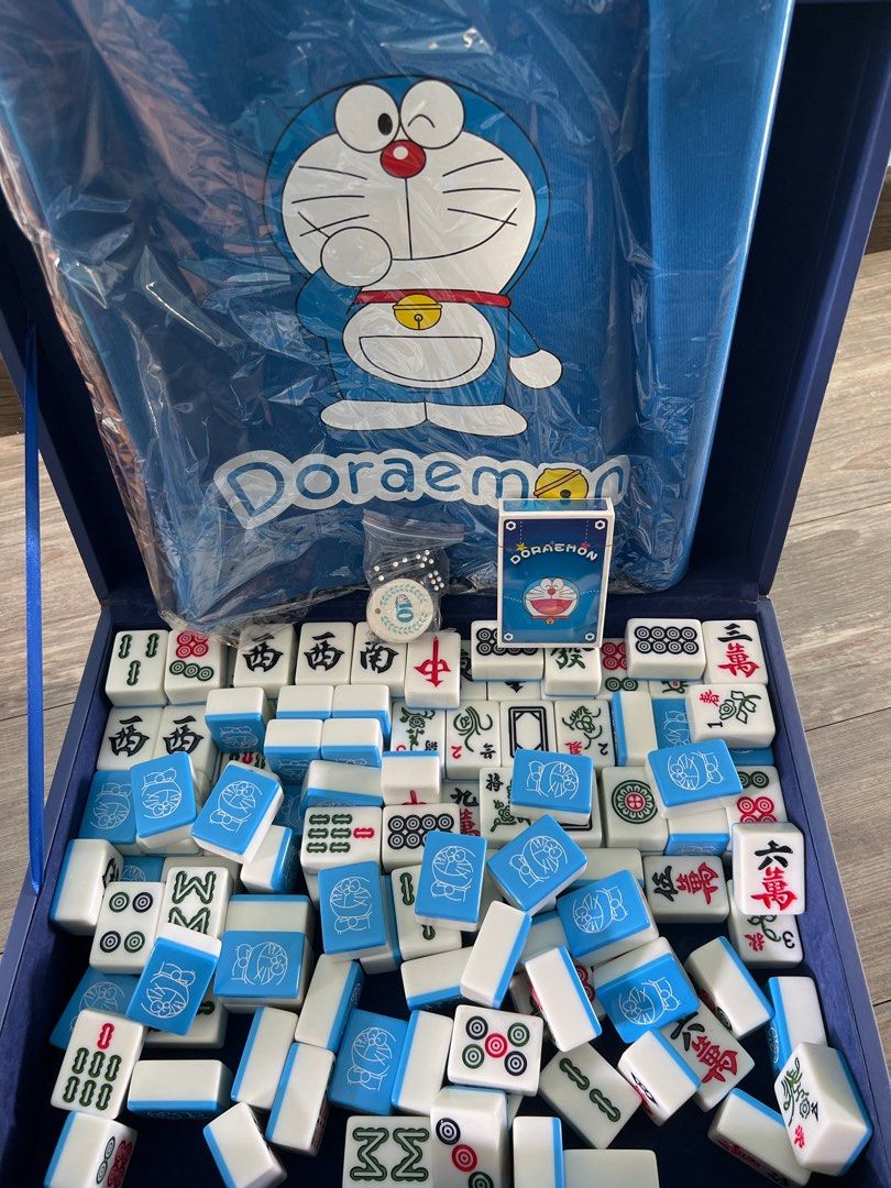 Doraemon Mahjong Set, Everything Else on Carousell