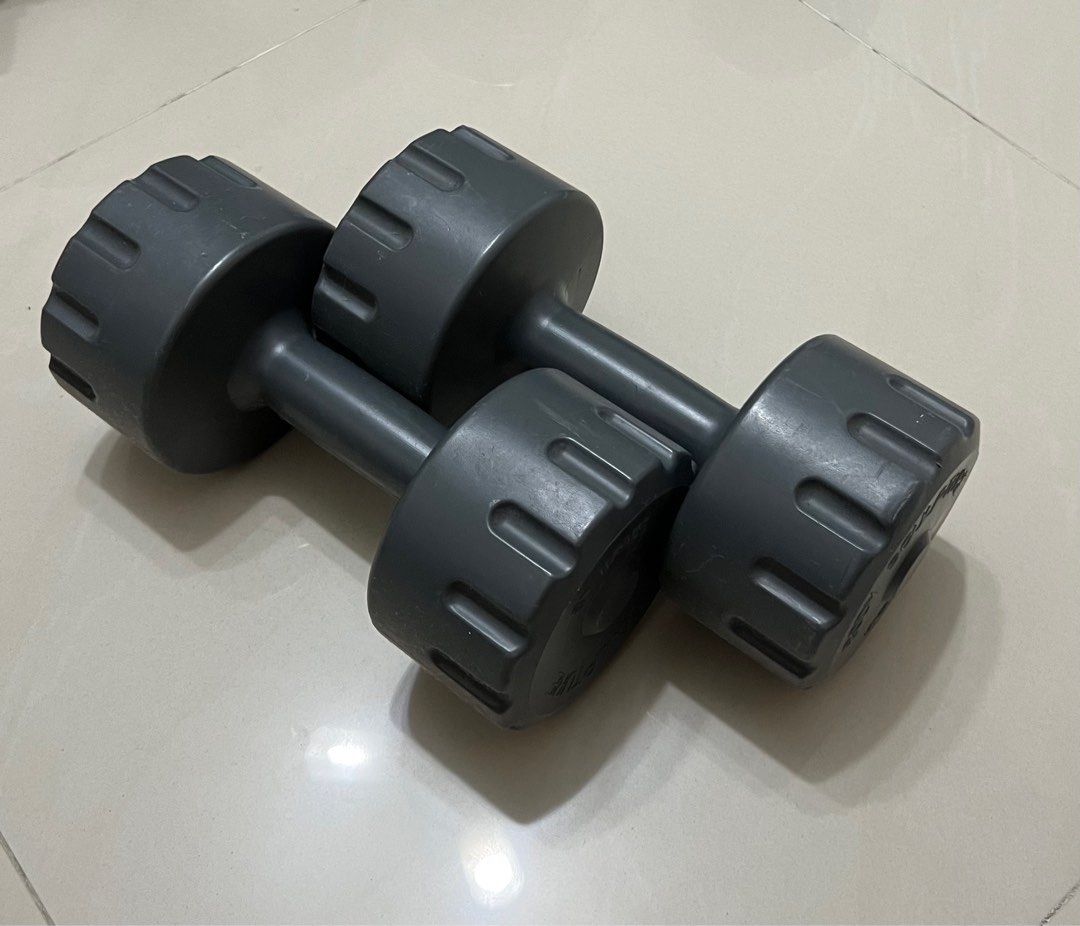 Dumbbells 5kg x2, Sports Equipment, Exercise & Fitness, Weights ...