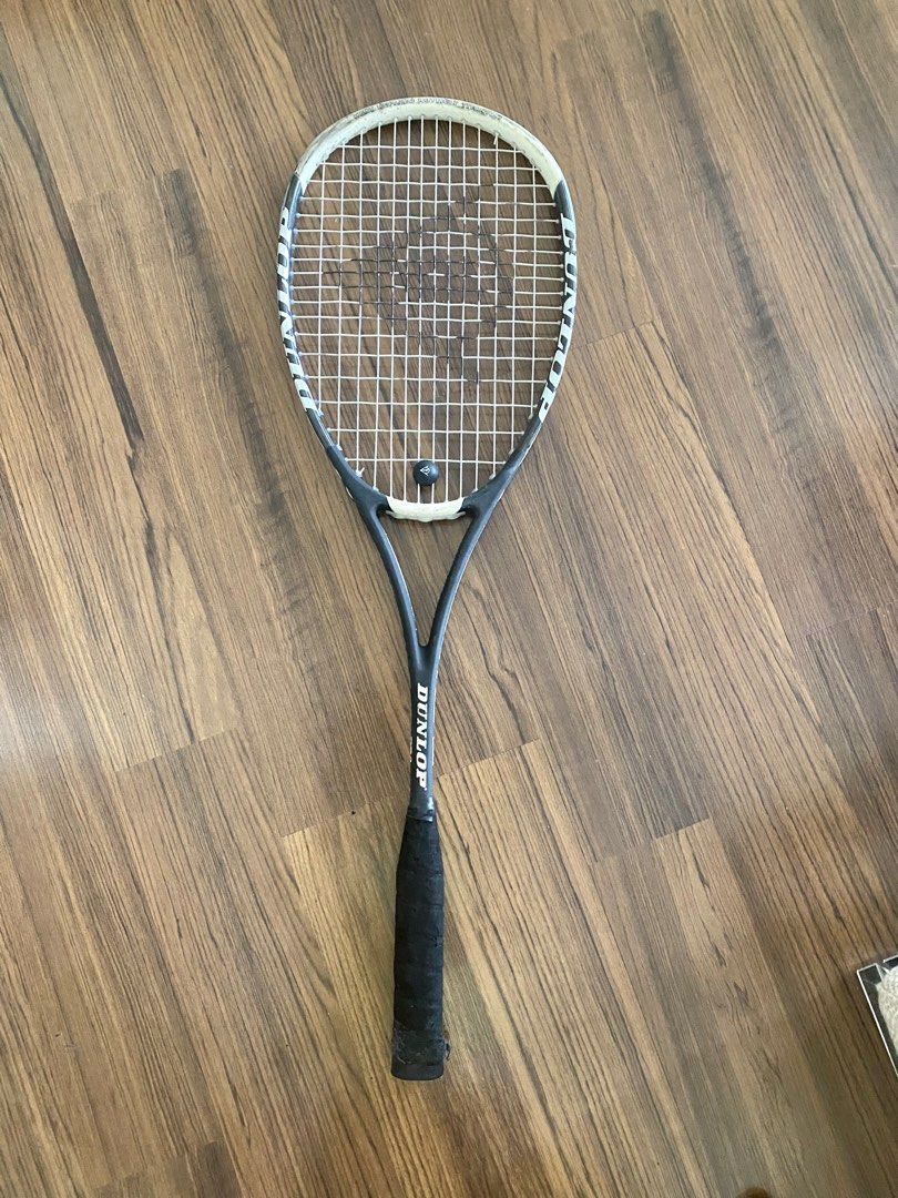 Dunlop Hotmelt Titanium Squash Racket, Sports Equipment, Sports & Games ...