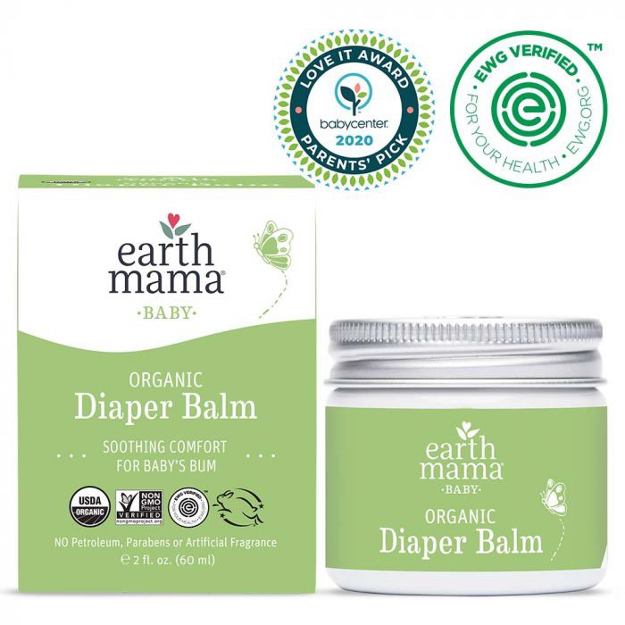 Earth Mama Organic Diaper Balm, Babies & Kids, Bathing & Changing ...
