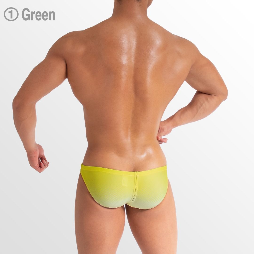 EGDE Splash Super Low Rise Bikini, Green (3432), Men's Fashion, Bottoms, New Underwear on Carousell