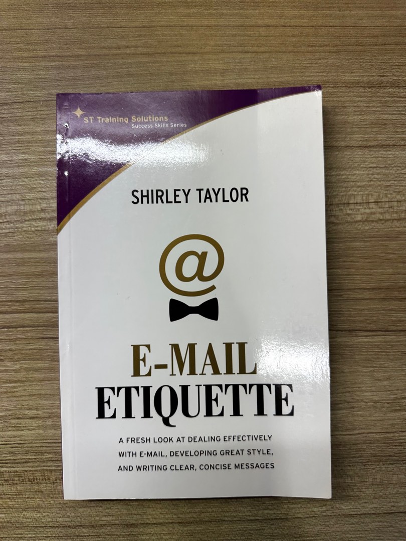 Email etiquette, Hobbies & Toys, Books & Magazines, Fiction & Non ...