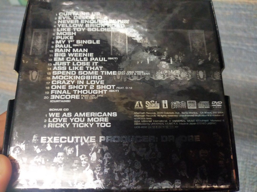 Eminem - Encore ( Shady collecter edition CD+ Bonus CD ), Hobbies ...