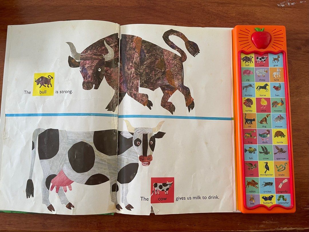 Eric Carle Around the Farm Animal Sound book, Hobbies & Toys, Books ...