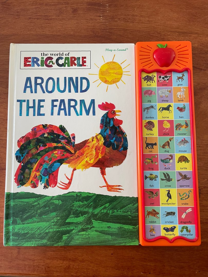 Eric Carle Around the Farm Animal Sound book, Hobbies & Toys, Books ...