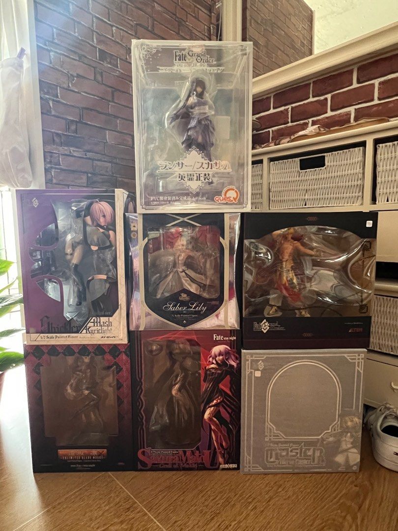 FGO/ FSN - Fate / grand order | fate / stay night figures - 1/7 scathach dress quesQ / 1/7 mash ...