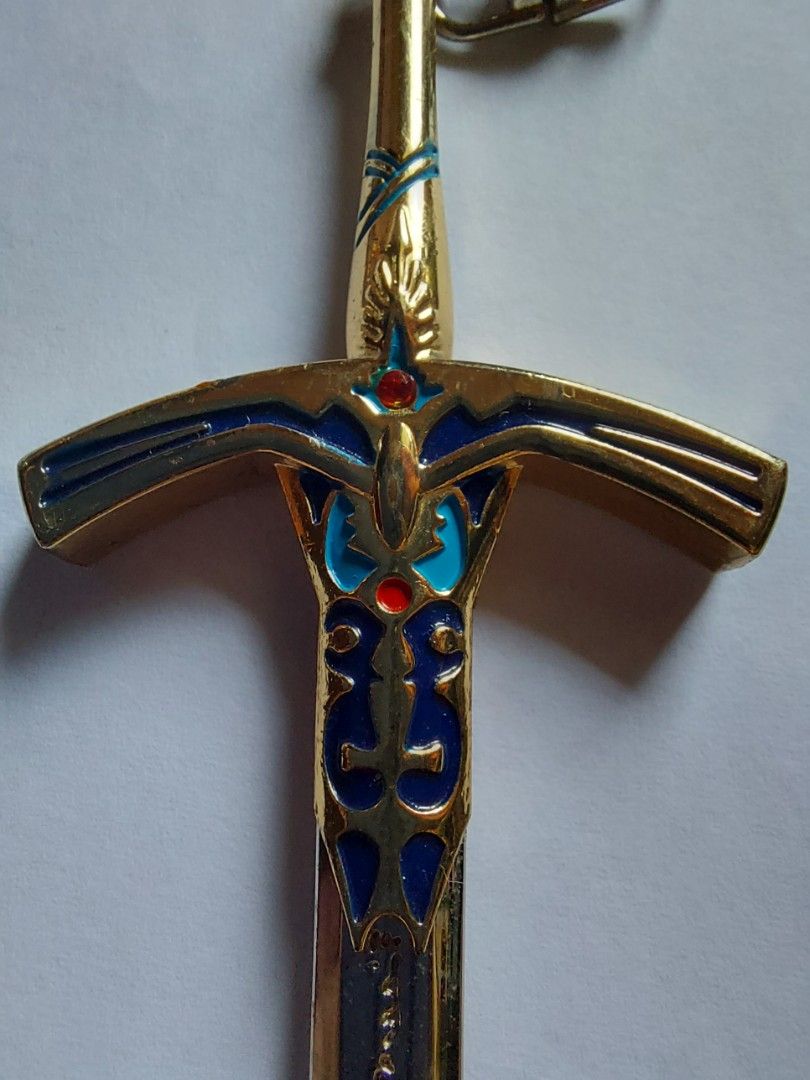 Fate Grand Order Golden Sword of the Victorious (Caliburn) Keychain ...