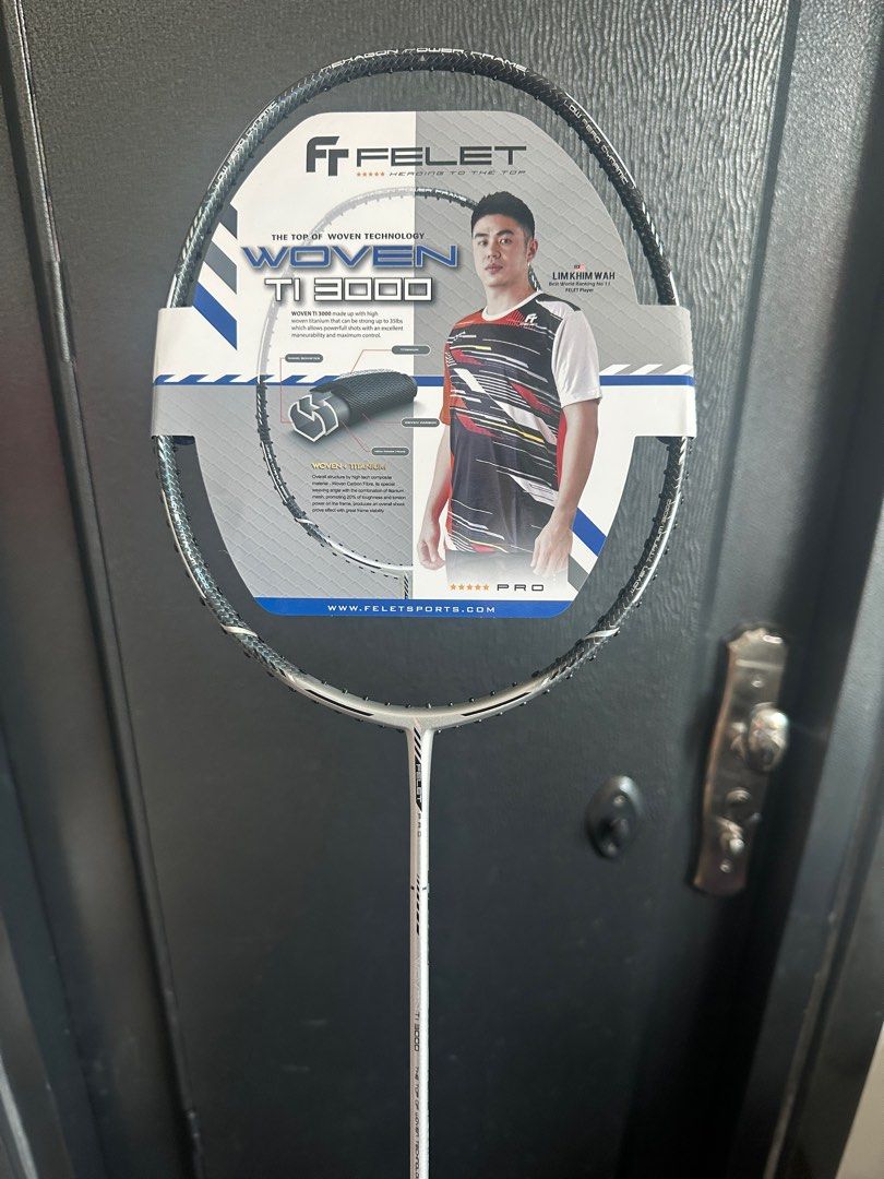 Felet Woven Ti-3000 4U Brand New Racket, Sports Equipment, Sports ...