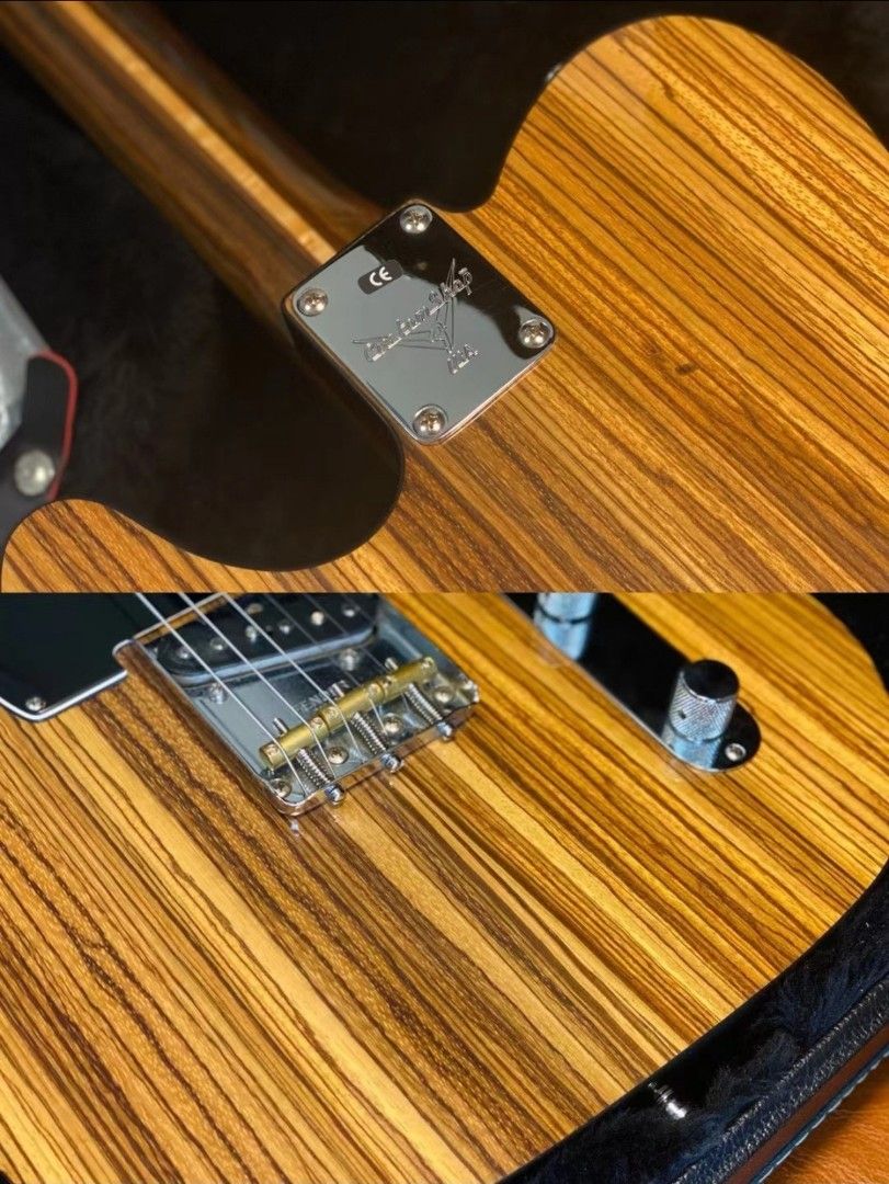 Fender Masterbuilt Zebrawood Body/Rosewood Neck Custom Tele NOS One Off ...