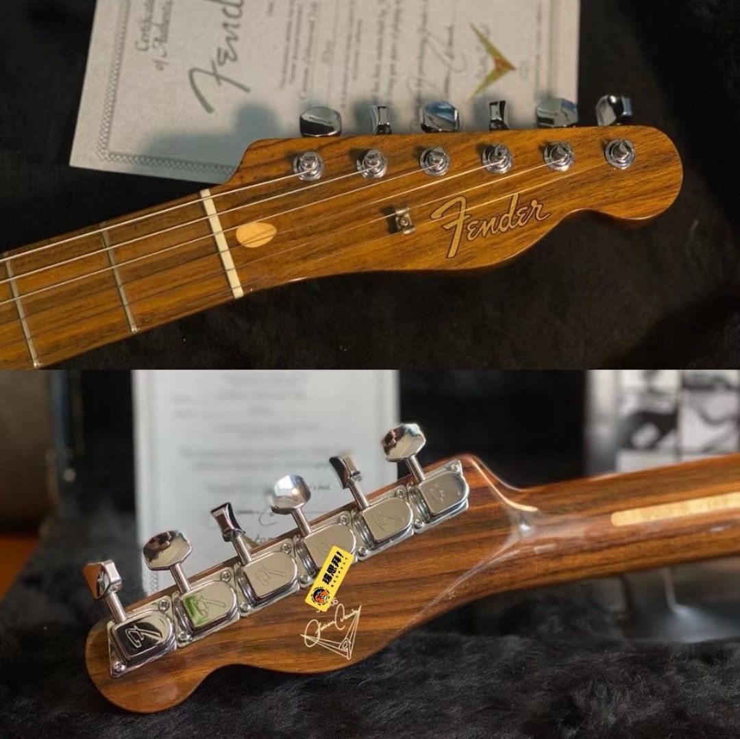 Fender Masterbuilt Zebrawood Body/Rosewood Neck Custom Tele NOS One Off ...