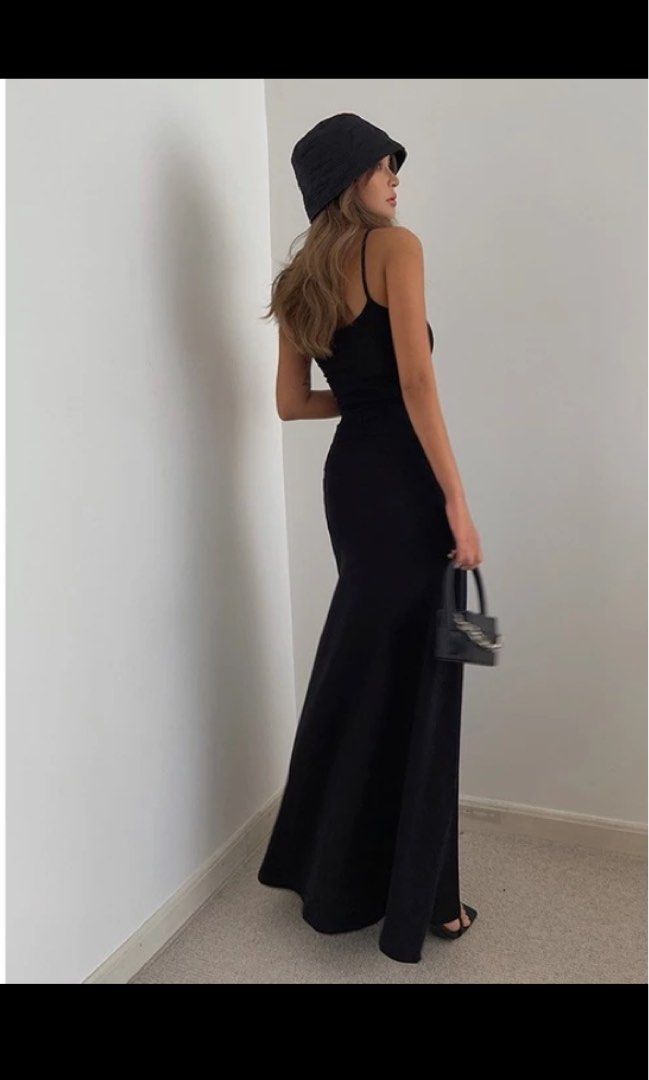 Fishtail Flare Maxi Dress, Women's Fashion, Dresses & Sets, Dresses on ...