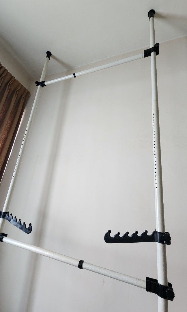 Floor to Ceiling Clothes Hanger, Furniture & Home Living, Home ...