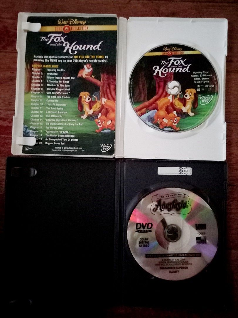 For Sale Walt Disney Animation DVD Lot, Hobbies & Toys, Music & Media ...