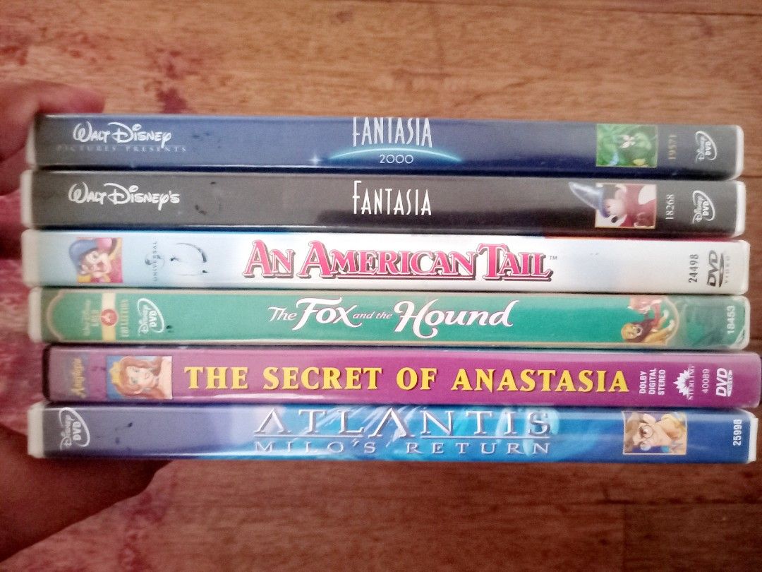 For Sale Walt Disney Animation DVD Lot, Hobbies & Toys, Music & Media ...