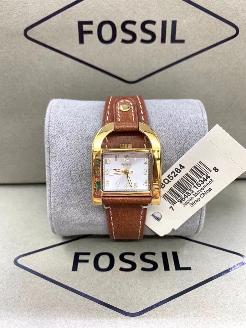 Fossil harwell three hand leather watch, Women's Fashion, Watches ...