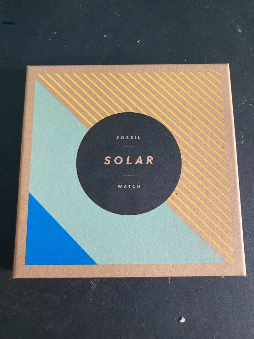 Fossil limited edition solar watch, Men's Fashion, Watches ...