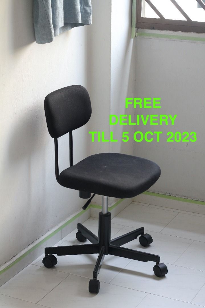 [FREE DELIVERY TILL 5 OCT 2023] Authentic MUJI Black Minimalist Office ...