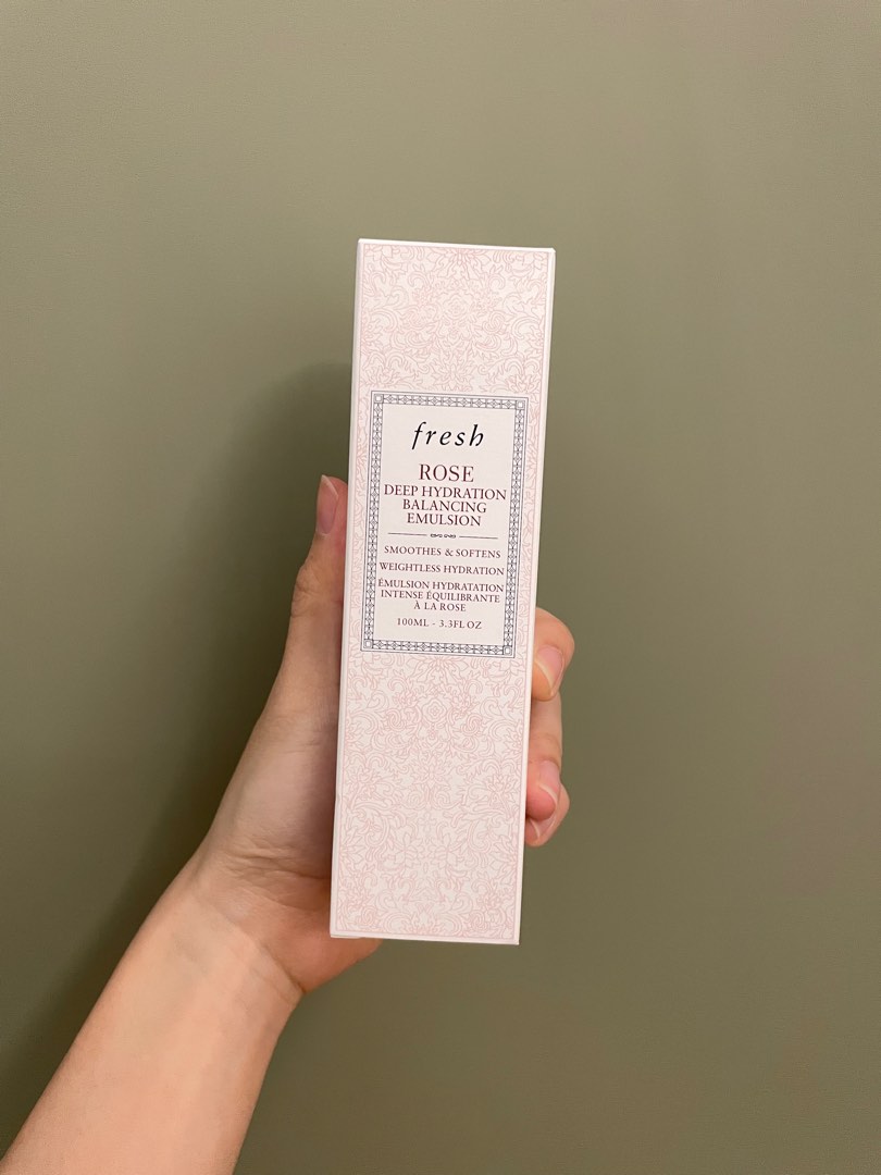 Fresh rose deep hydration balancing emulsion, Beauty & Personal Care ...