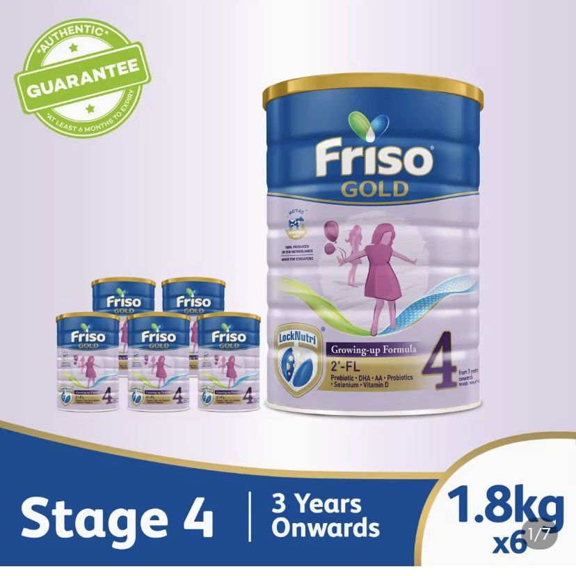Friso Gold Stage 4, Babies & Kids, Nursing & Feeding, Breastfeeding ...