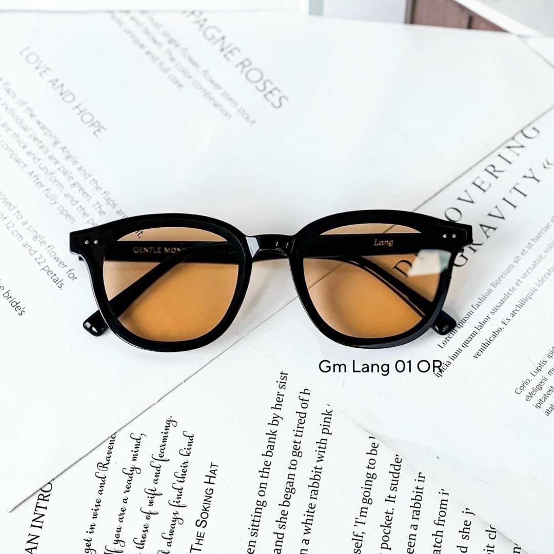Gentle Monster Lang 01(OR) Sunglass only, Women's Fashion, Watches ...