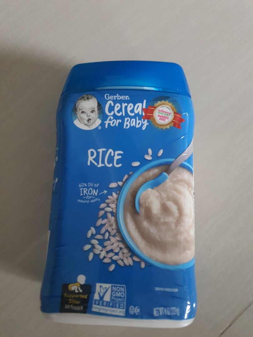 Gerber rice cereal, Babies & Kids, Nursing & Feeding, Weaning & Toddler ...