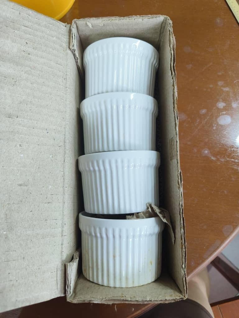 Glass Ramekins (4 units in a box), Furniture & Home Living, Kitchenware ...