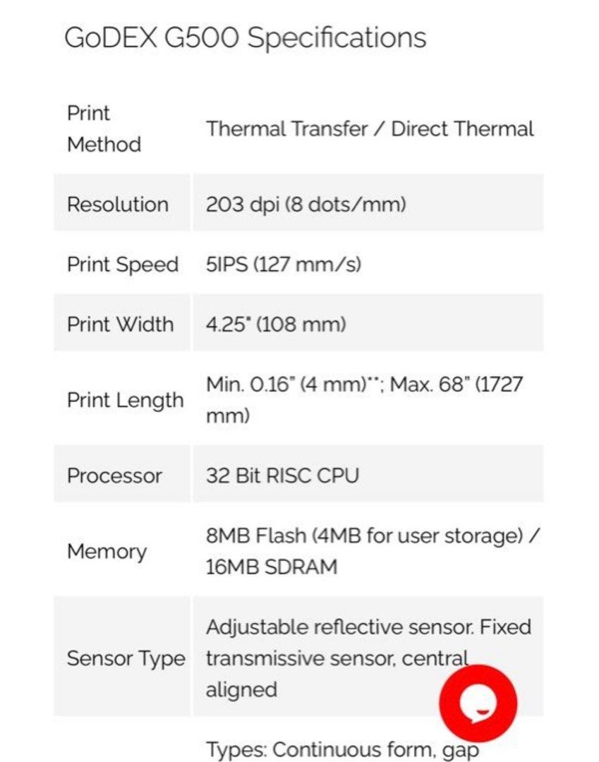 Godex G500 thermal label printer, Computers & Tech, Printers, Scanners ...