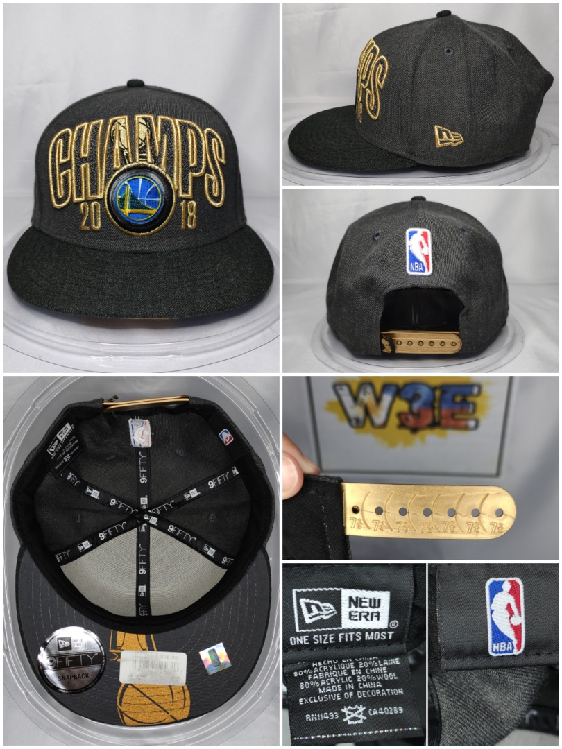 GOLDEN STATE WARRIORS NBA CHAMPS 2018 - NEW ERA 9FIFTY, Men's Fashion ...