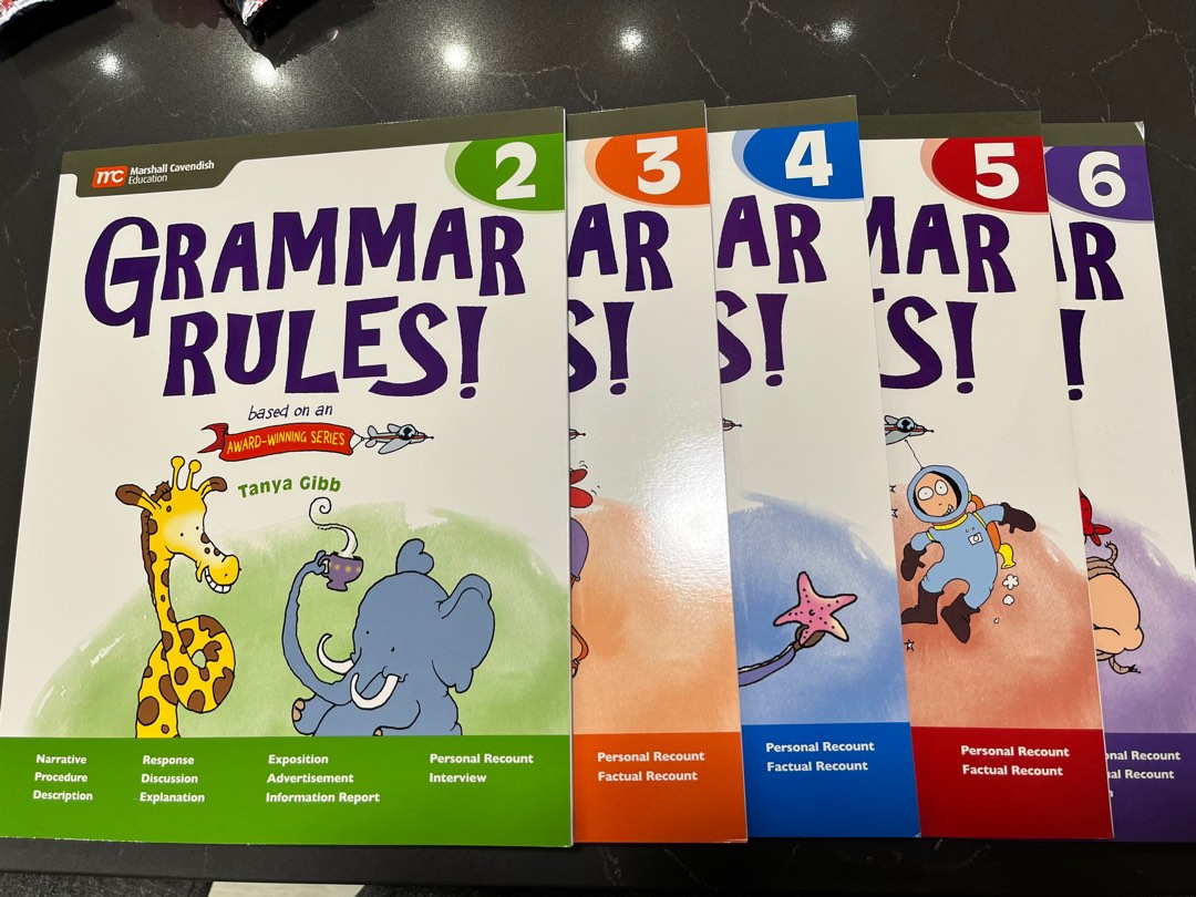 Grammar Rules books Pri 2 to Pri 6 (brand new), Everything Else on ...