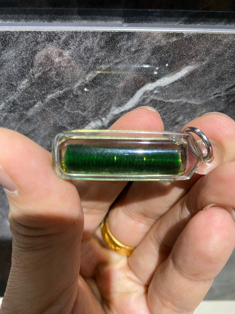 Green Wealth oil Yant copper Takrut, Hobbies & Toys, Memorabilia ...