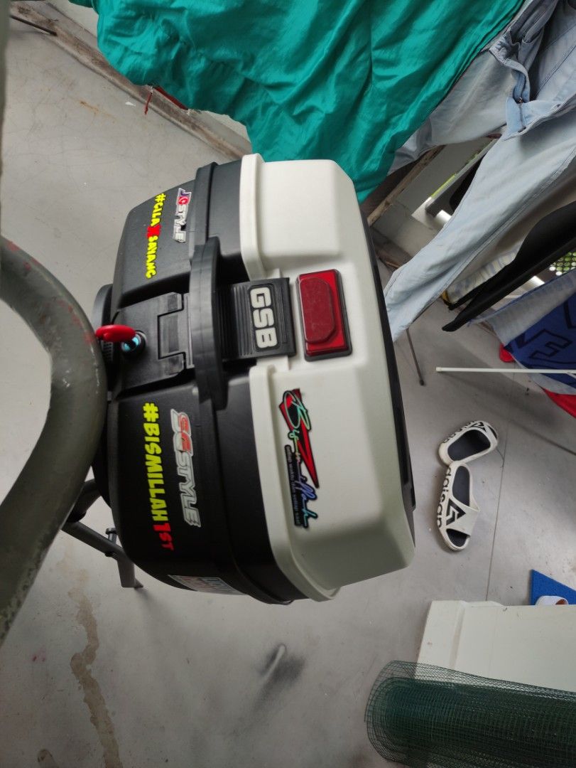 GSB box with bracket sniper v2, Motorcycles, Motorcycle Accessories on ...