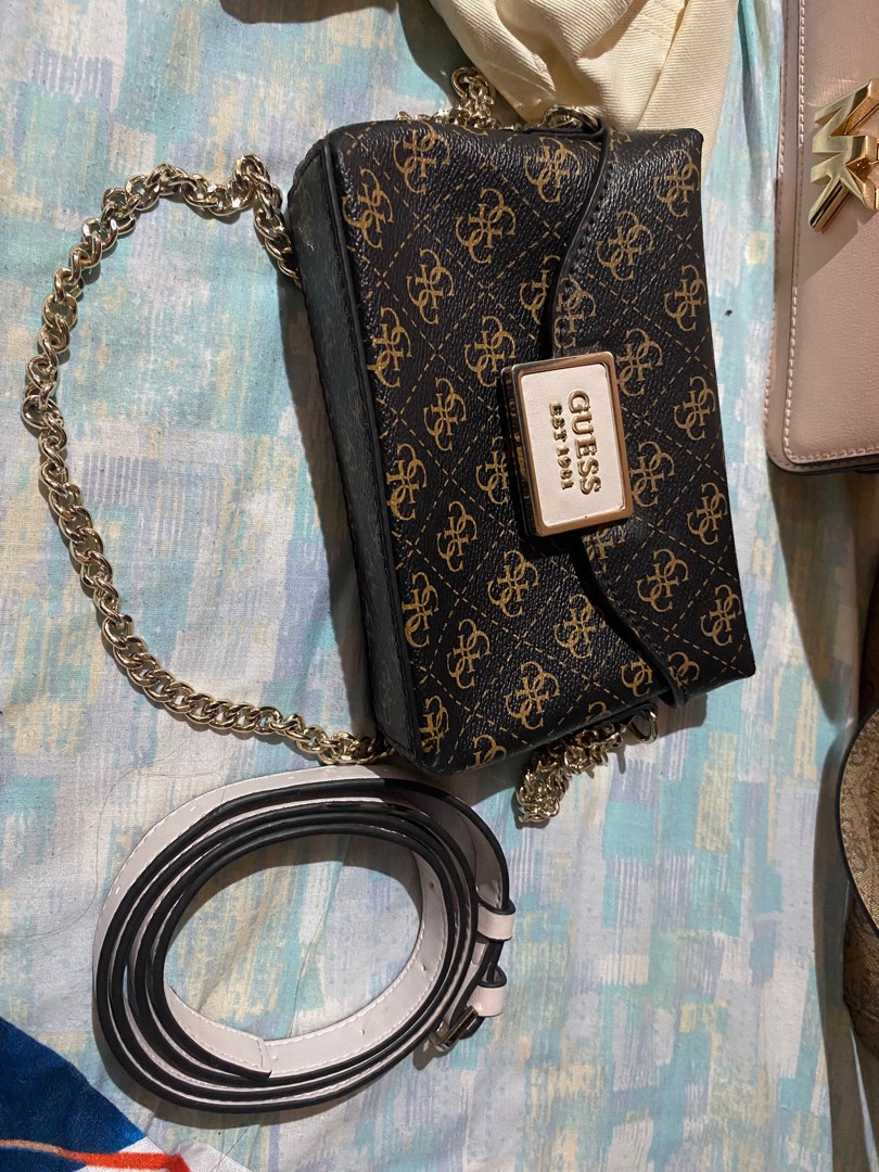 Guess 2 way bag, Luxury, Bags & Wallets on Carousell