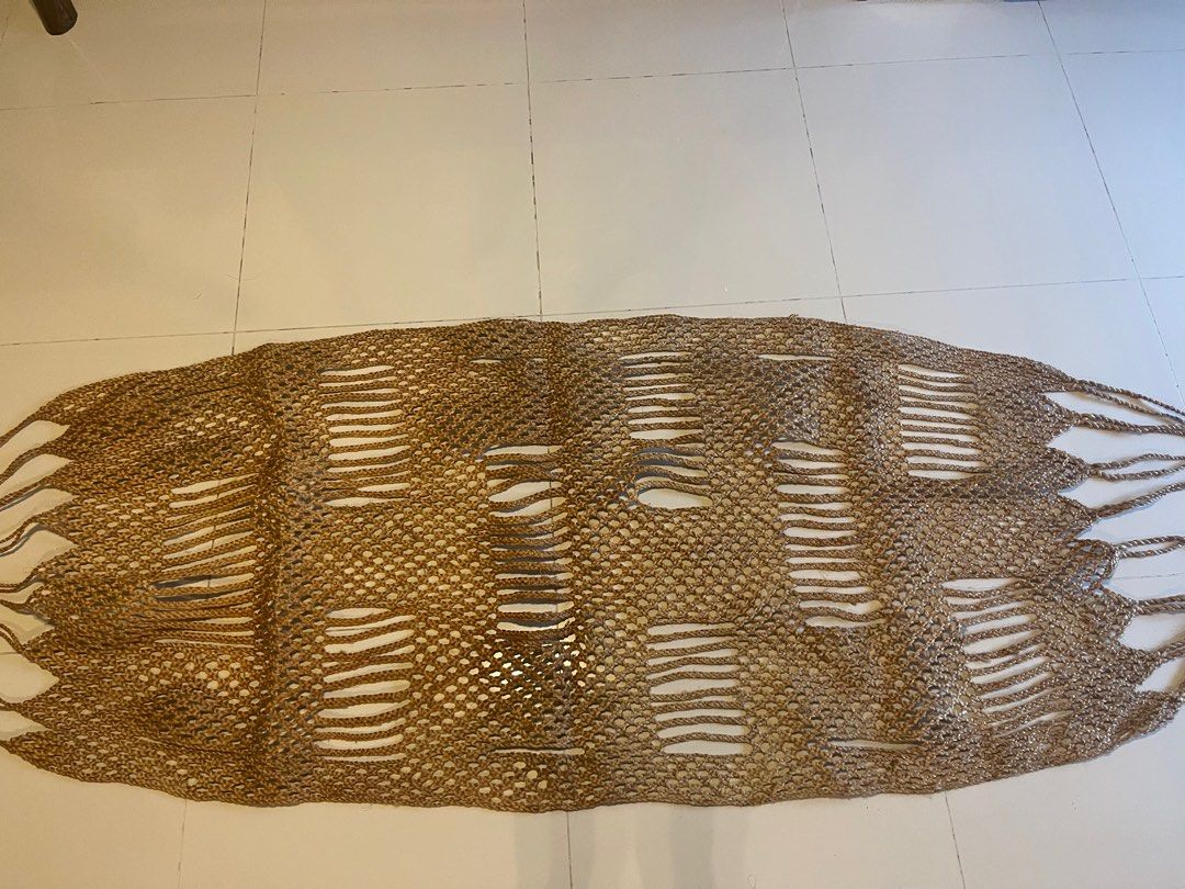 Handmade Natural Rattan Hammock, Furniture & Home Living, Outdoor ...