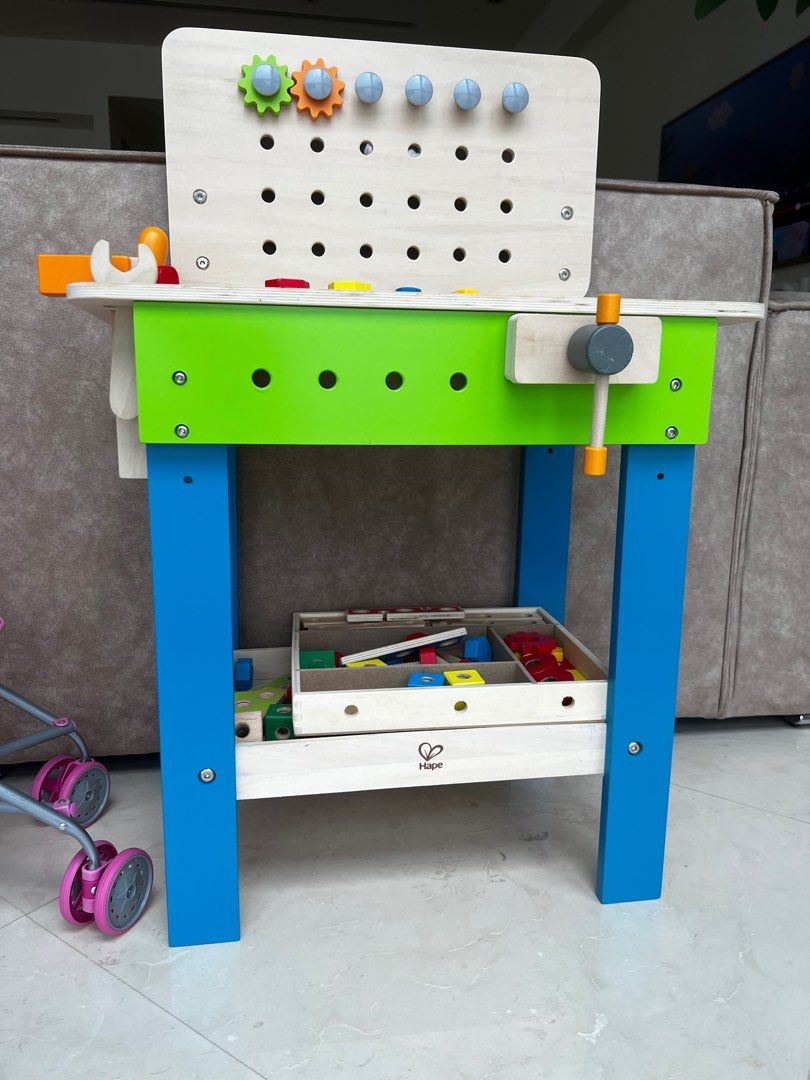 Hape Pretend Play Building Set, Babies & Kids, Infant Playtime on Carousell