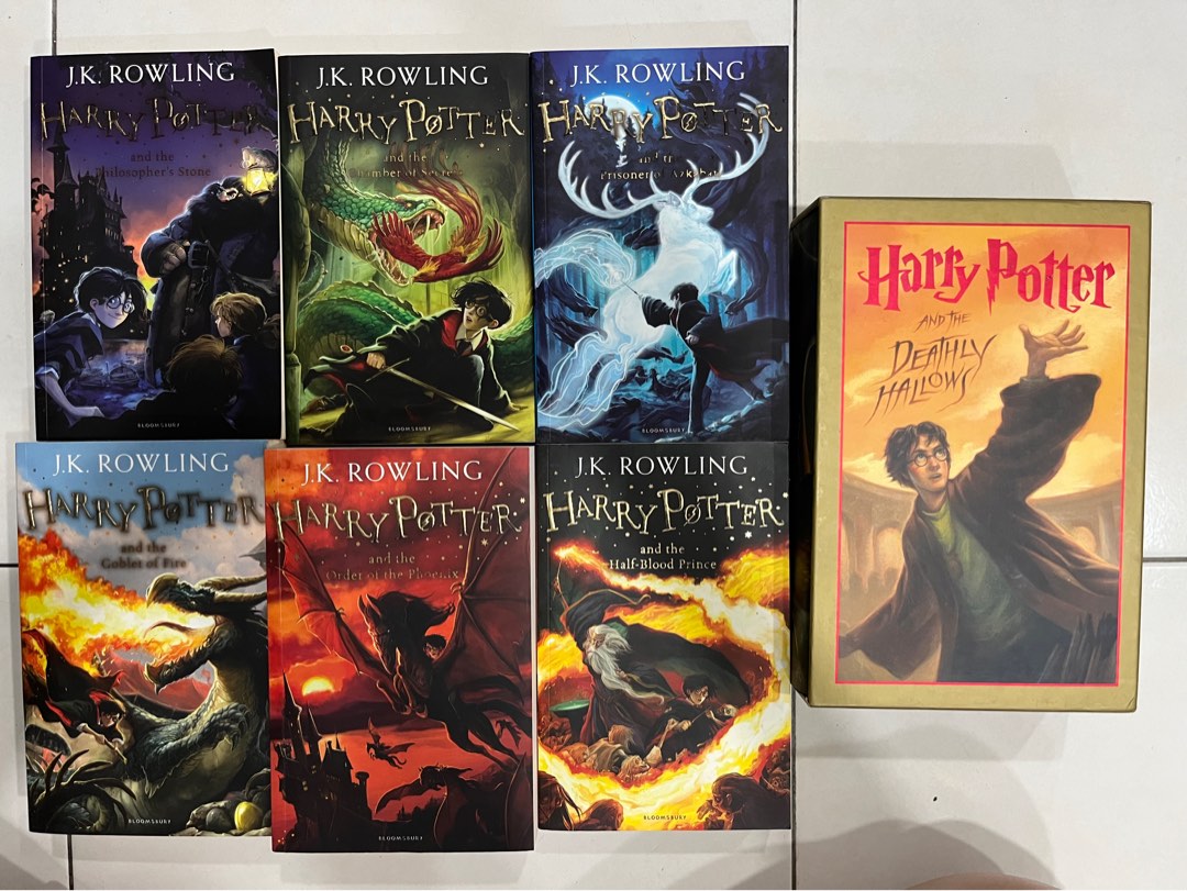 Harry Potter full series Bloomsbury Scholastic, Hobbies & Toys, Books ... Harry Potter full series Bloomsbury Scholastic, Hobbies & Toys, Books ...