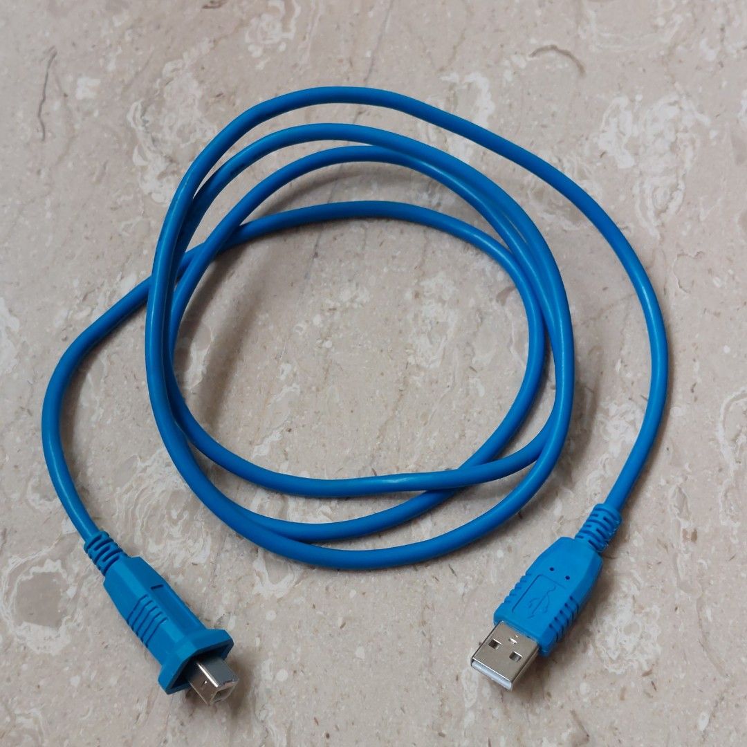 High performance USB 3.0 A to B Cable (2 metres long) and normal USB A ...