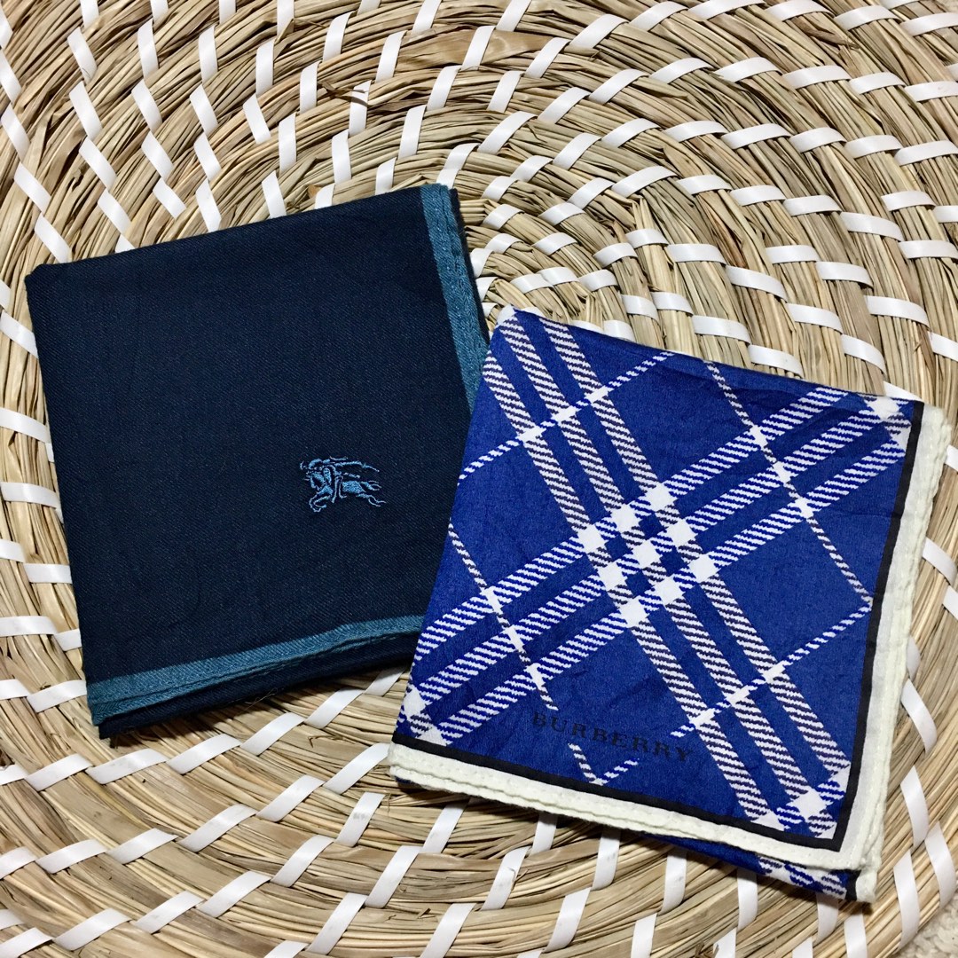 High-end brand handkerchief bundle (BURBERRY), Men's Fashion, Watches & Accessories ...