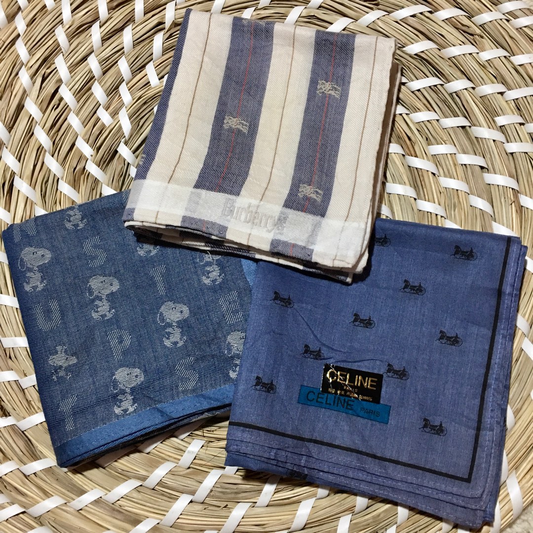 High-end brand handkerchief bundle (BURBERRY), Men's Fashion, Watches ...