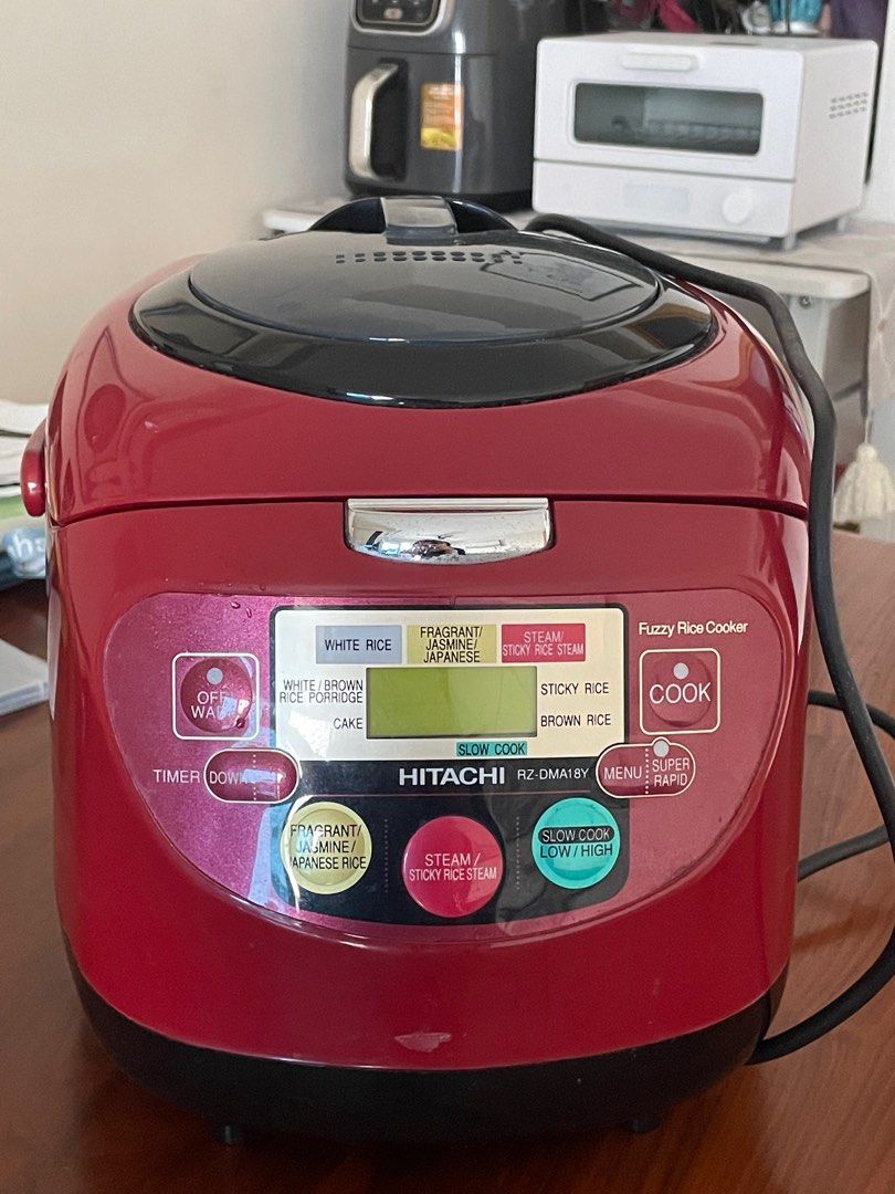 HITACHI RZ-DMA18Y-RE Super Deluxe 1.8L Rice Cooker, TV & Home ...