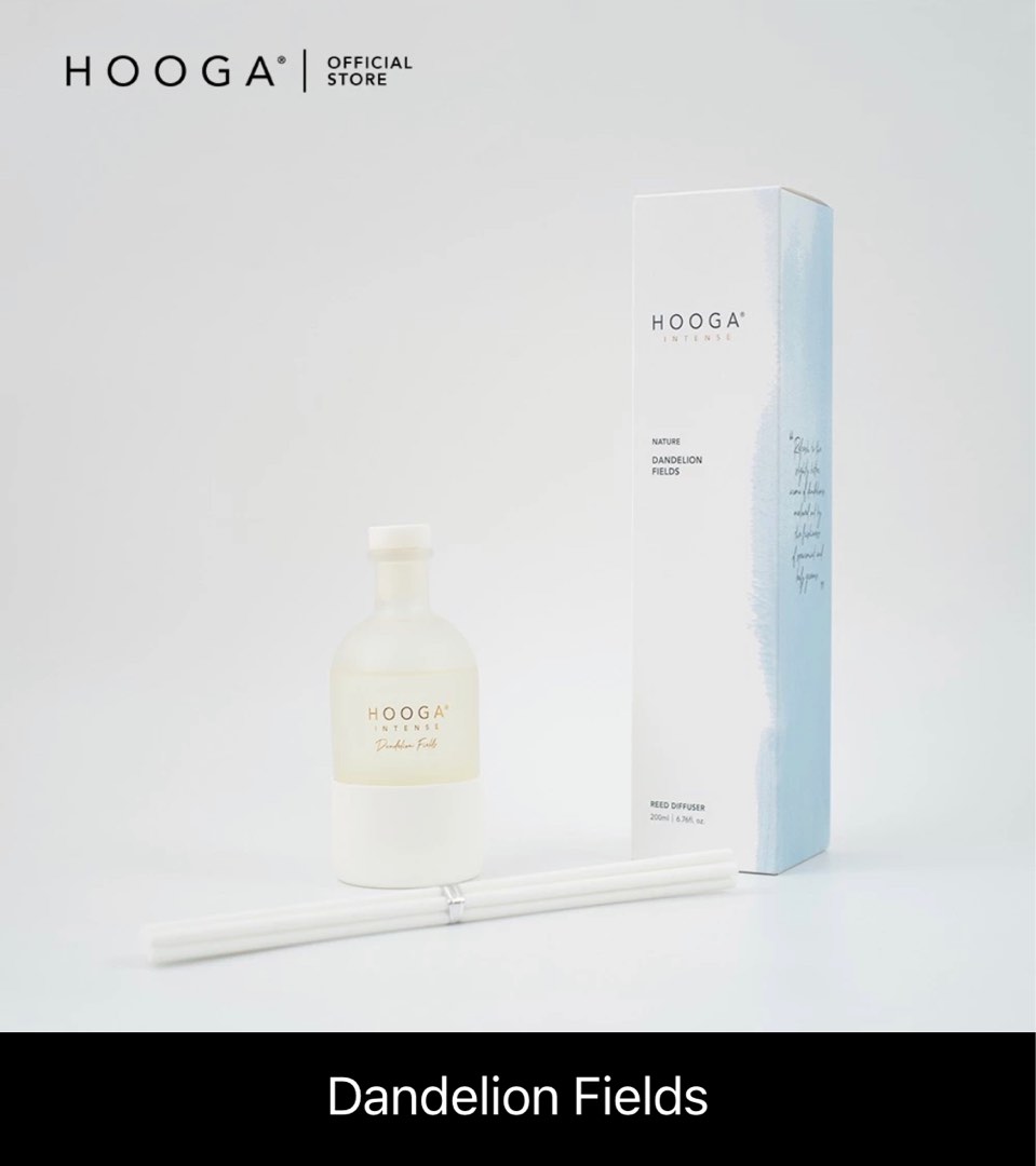 Hooga Reed Diffuser Dandelion Fields, Furniture & Home Living, Home ...