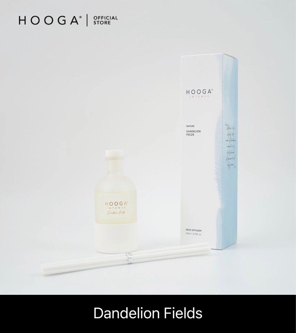 Hooga Reed Diffuser Dandelion Fields, Furniture & Home Living, Home ...