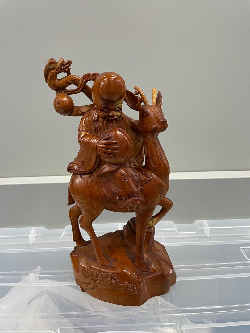 Huan Yang Wood carving rare, Hobbies & Toys, Memorabilia & Collectibles ...