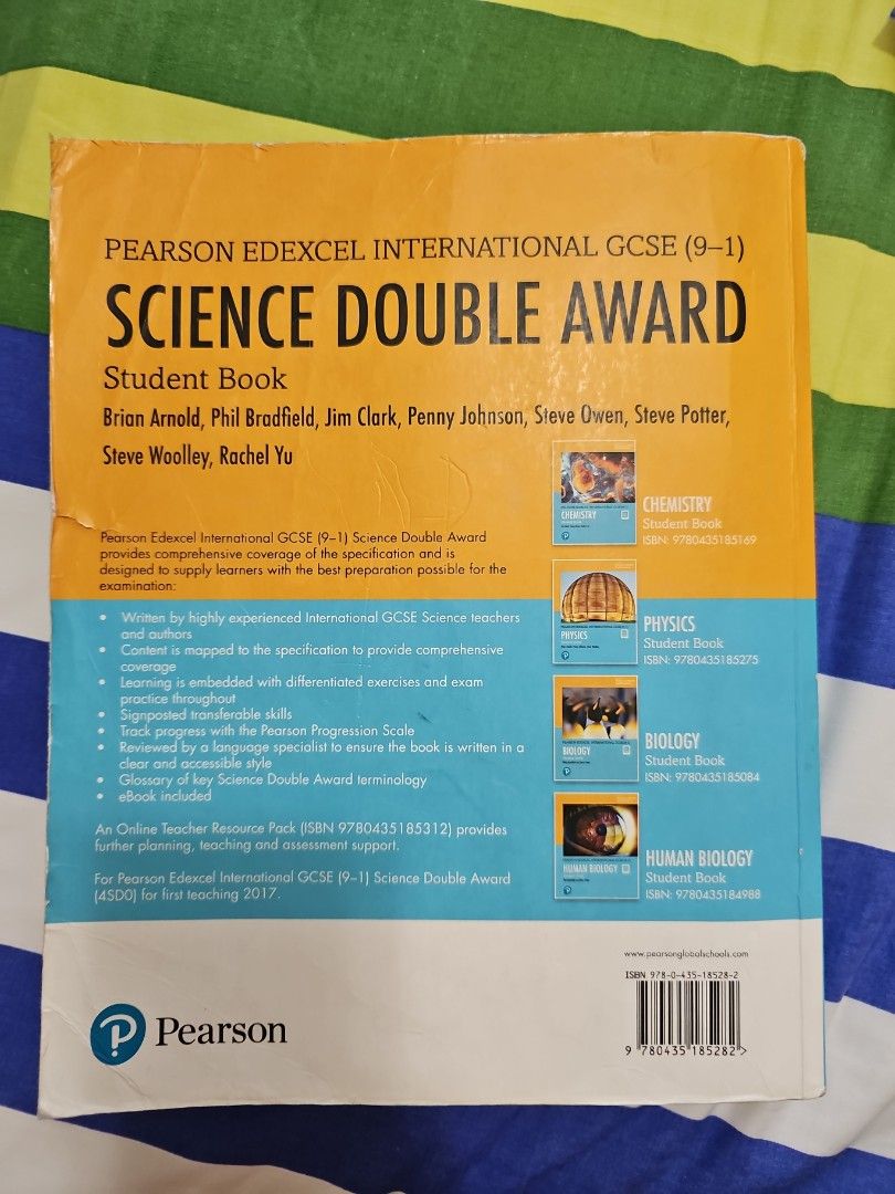 IGCSE Science double award Pearson Edexcel, Hobbies & Toys, Books ... IGCSE Science double award Pearson Edexcel, Hobbies & Toys, Books ...