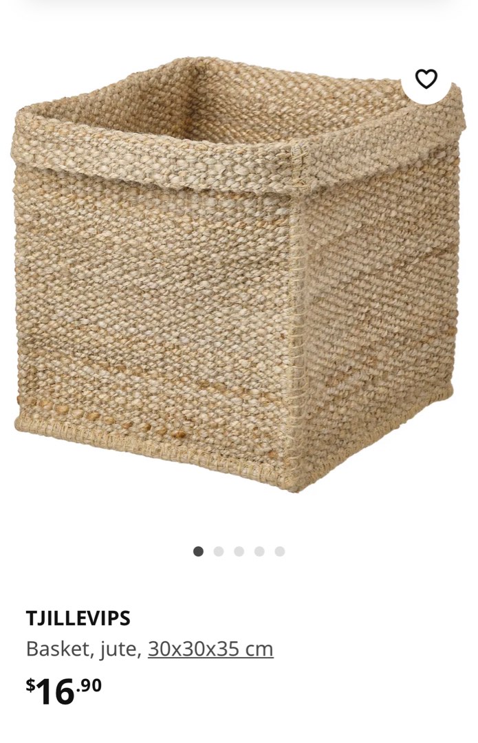 Ikea basket, Furniture & Home Living, Home Improvement & Organisation ...