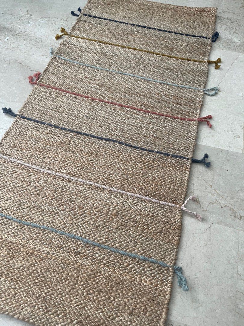 IKEA Jute Rug - RAKLEV, Furniture & Home Living, Home Decor, Carpets ...