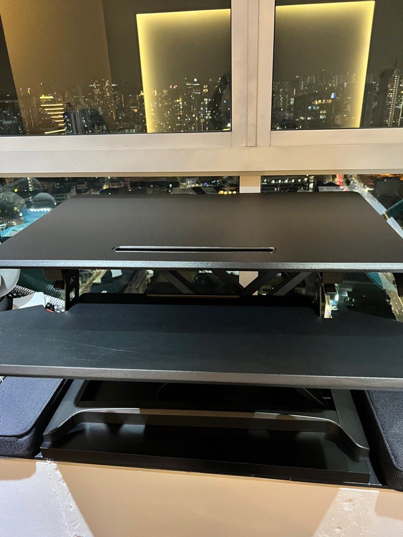 IKEA Mice table + Adjustable standing desk, Furniture & Home Living ...